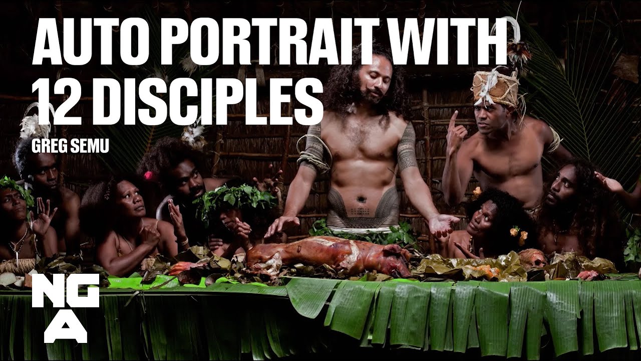 Greg Semu 'Auto portrait with 12 disciples' - YouTube