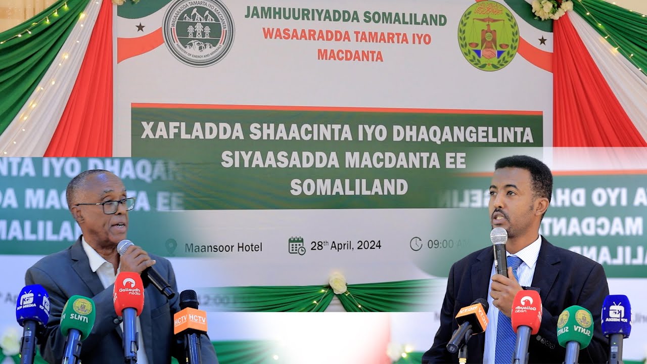 Wasaradda Tamarta Iyo Macdanta Ayaa Daah-furtay Kulanka Shacinta Iyo ...