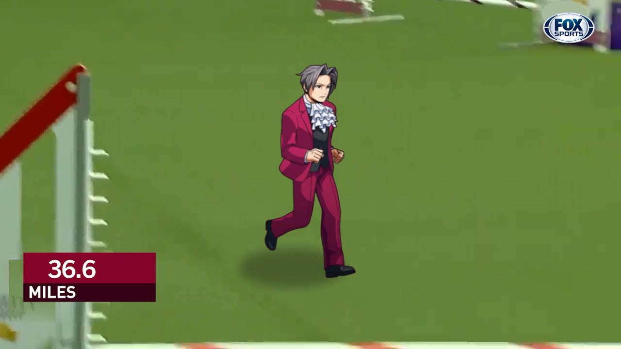 Edgeworth Runs A Dog Race but it's in HD - YouTube