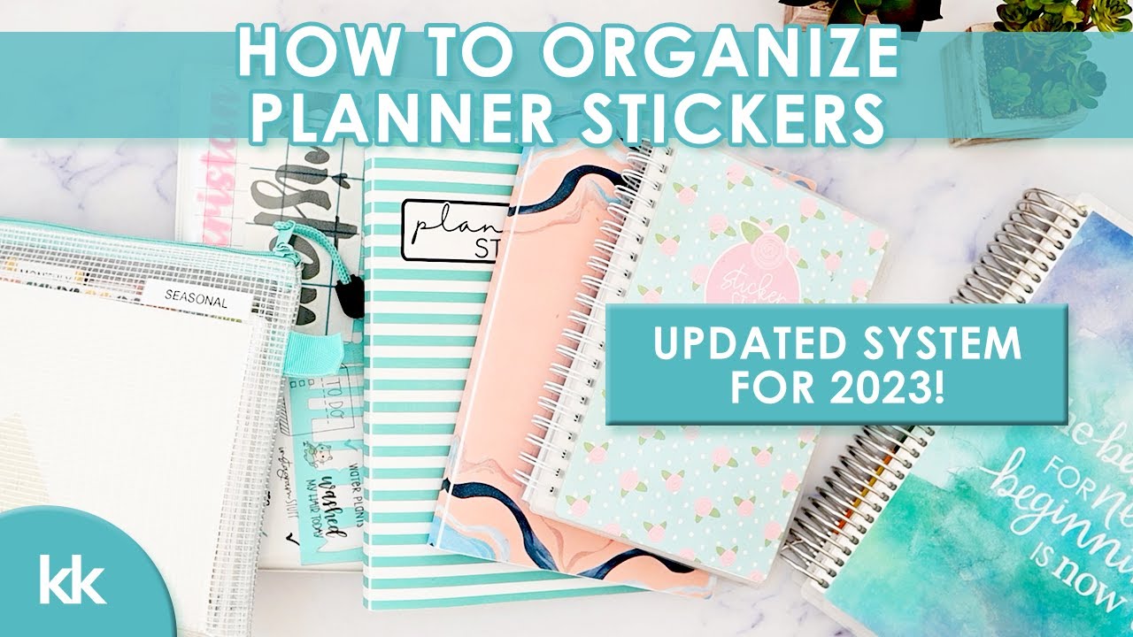 How to Organize Erin Condren Planner Stickers Functional and Minimal ...