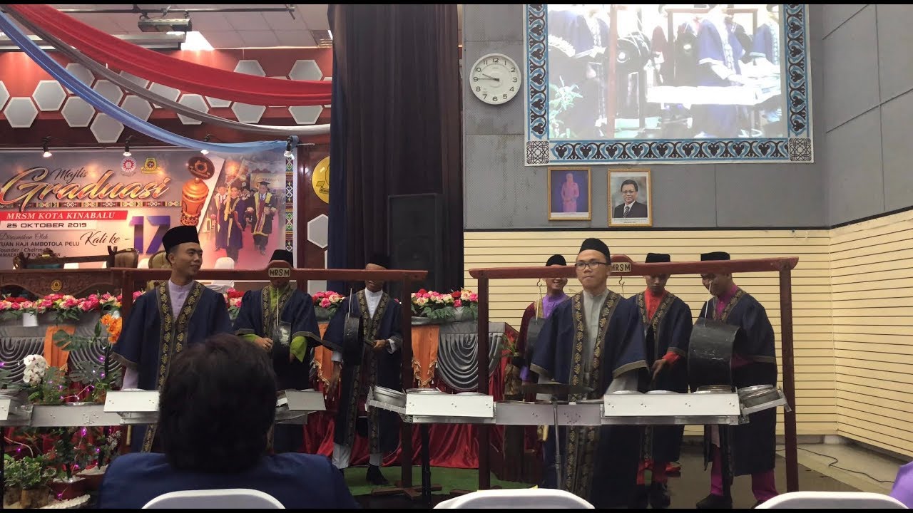 KULINTANGAN MRSM KOTA KINABALU, MAJLIS GRADUASI 2019 - YouTube