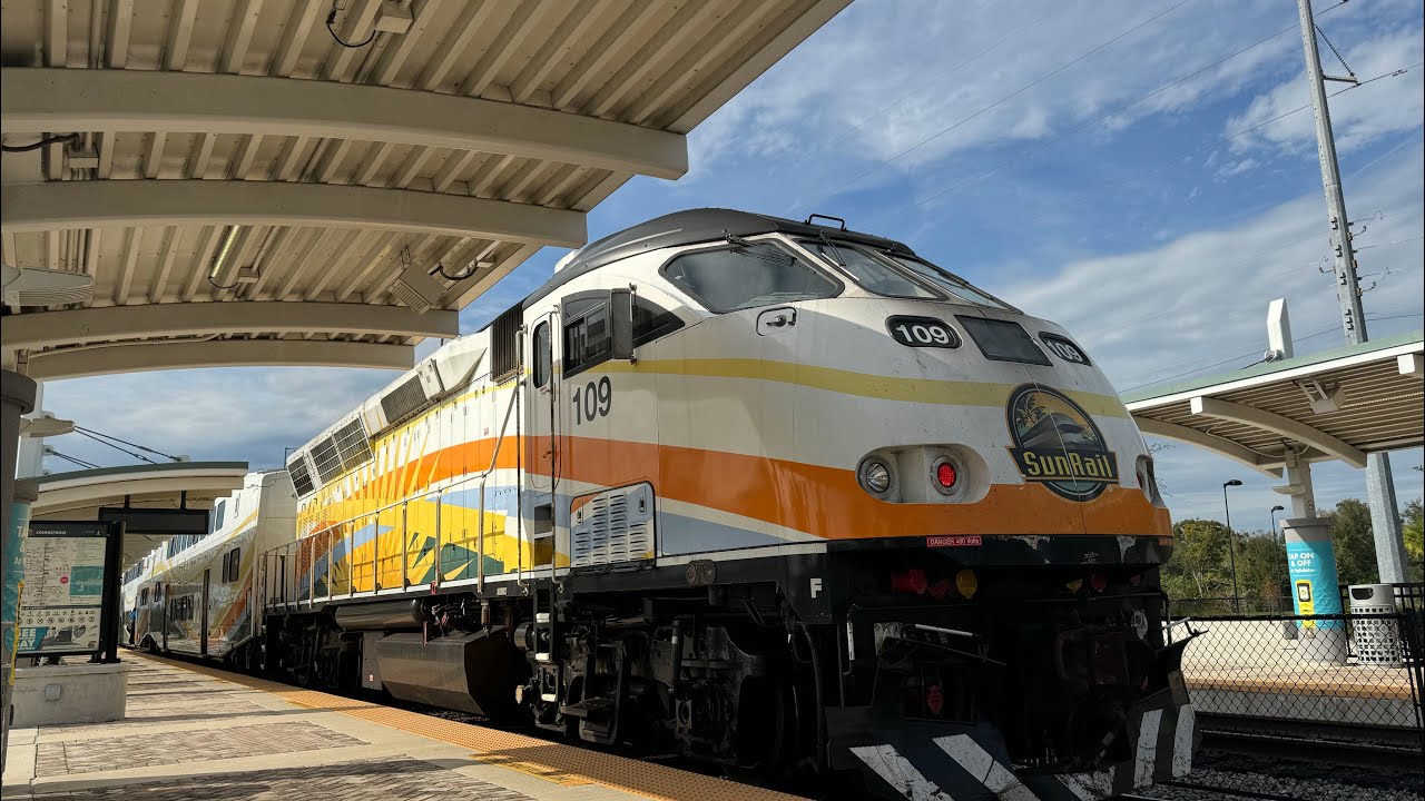 Amtrak, SunRail & CSX action in Poinciana & Kissimmee (12/26/23-12/29 ...