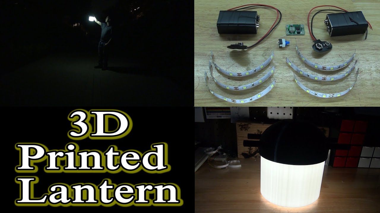 3D Printed Lantern - YouTube