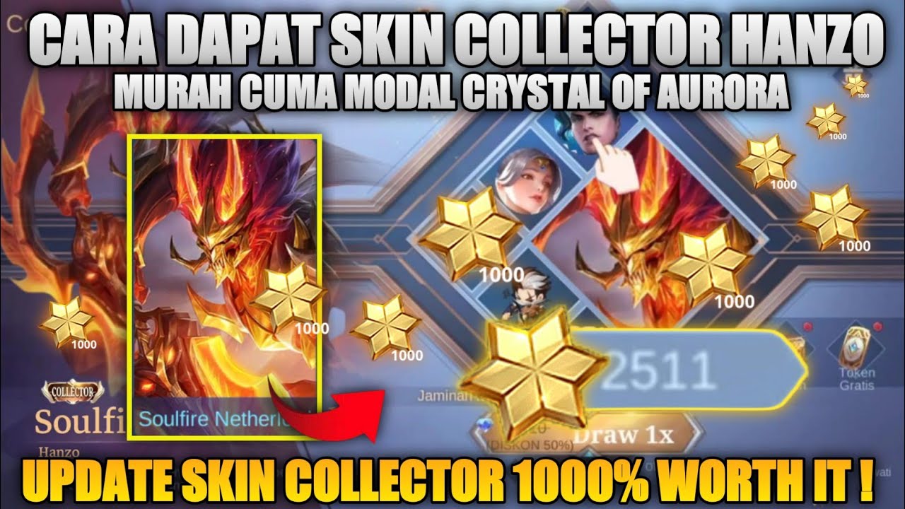 COLLECTOR HANZO!! Cara Mendapatkan Skin Collector Hanzo Modal ...