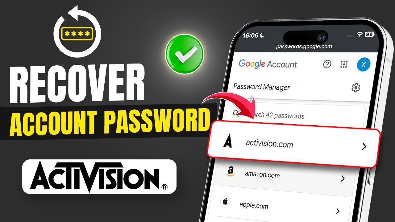 How to Recover Activision Account Password on iPhone | Activision ...