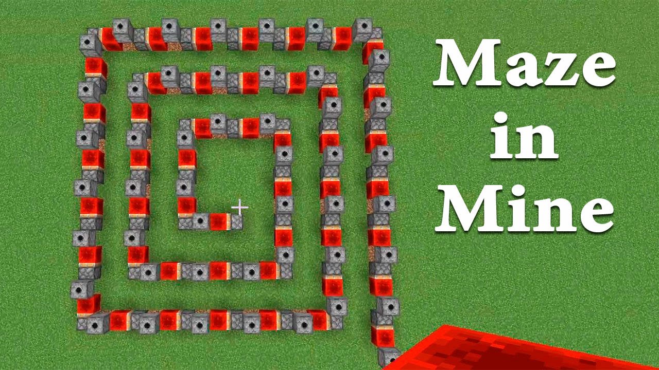 Labyrinth in minecraft. How to make.. - YouTube