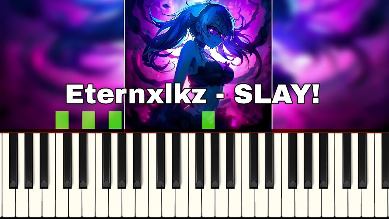 Eternxlkz - SLAY! (PHONK) Piano Tutorial Fácil - YouTube