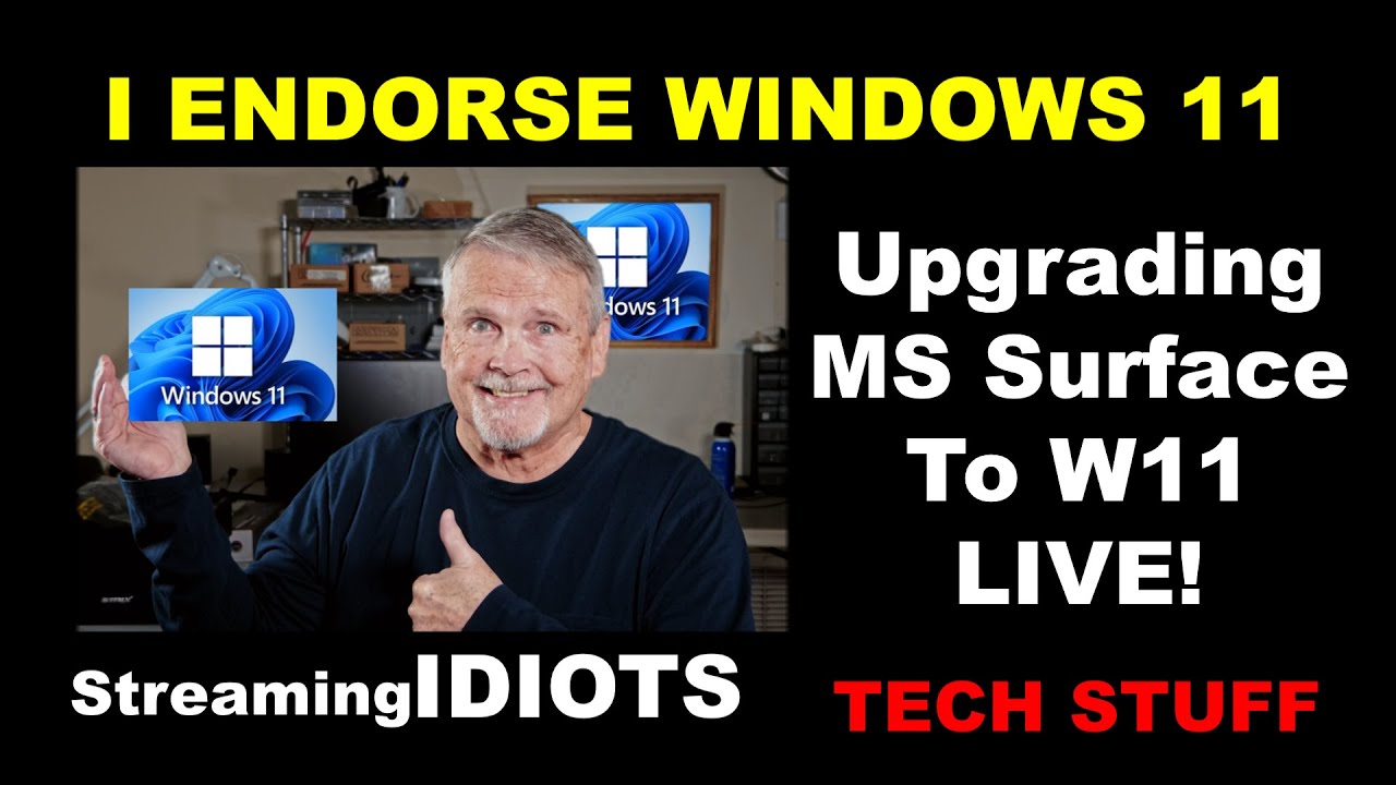 Upgrading to Windows 11 - LIVE! - YouTube