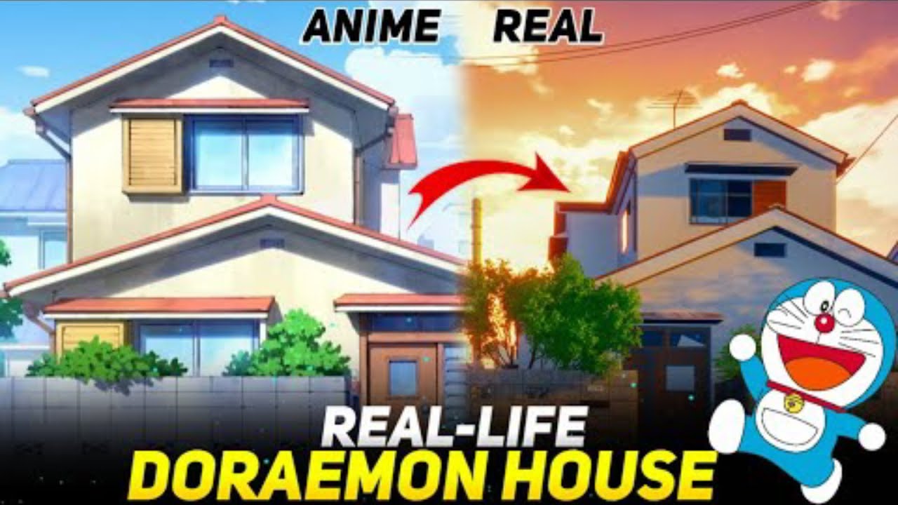 Doraemon house in real life - YouTube