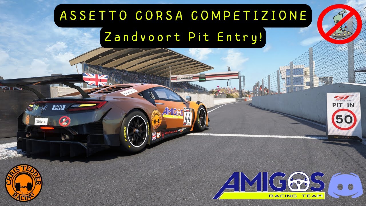 Assetto Corsa Competizione |Zandvoort Pit Entry Guide| ACC Pit entries ...