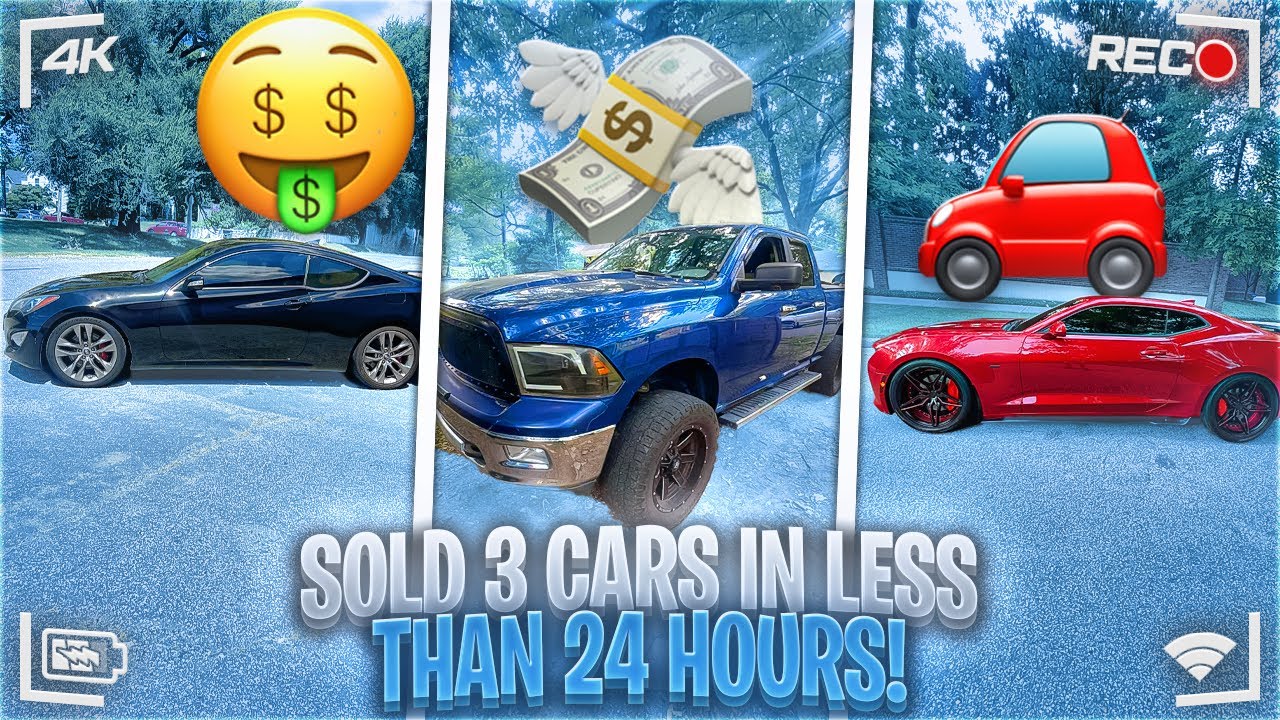Sold 3 cars in less than 24 hours - YouTube