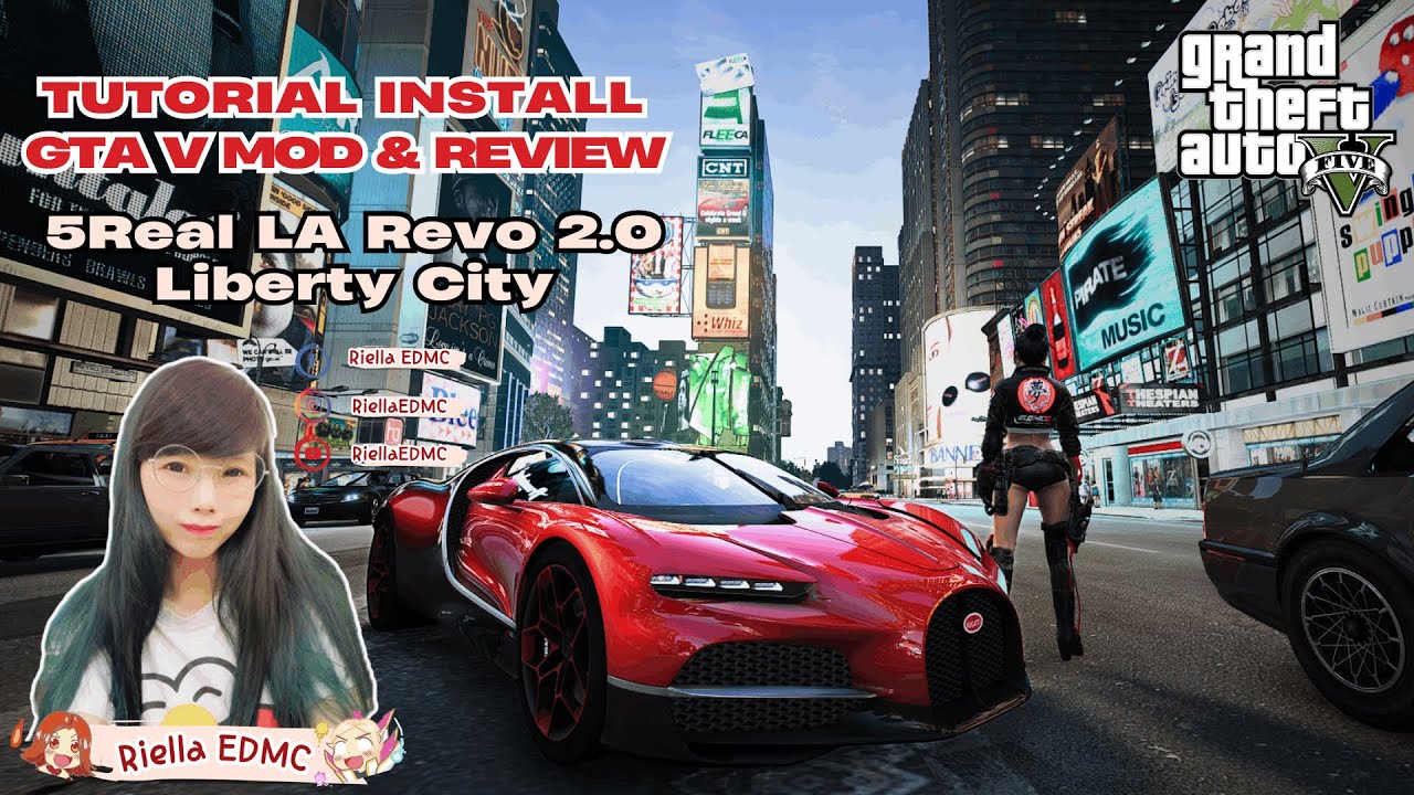 Tutorial Install GTA V Mod & Review - 5Real LA Revo 2.0 & Liberty City ...