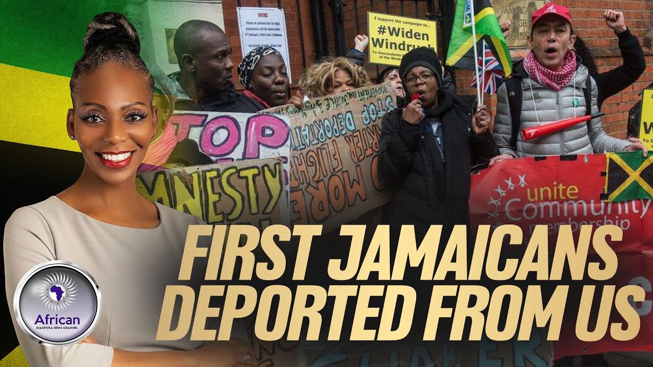 JAMAICANS DEPORTED! First Group Of Illegal Migrants Deported From US ...