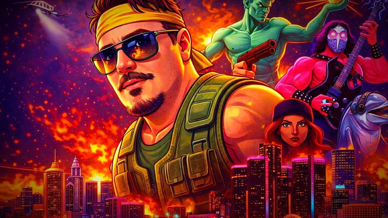 PRISON CITY | DECOUVERTE d'un Action Platformer 8 Bit - YouTube