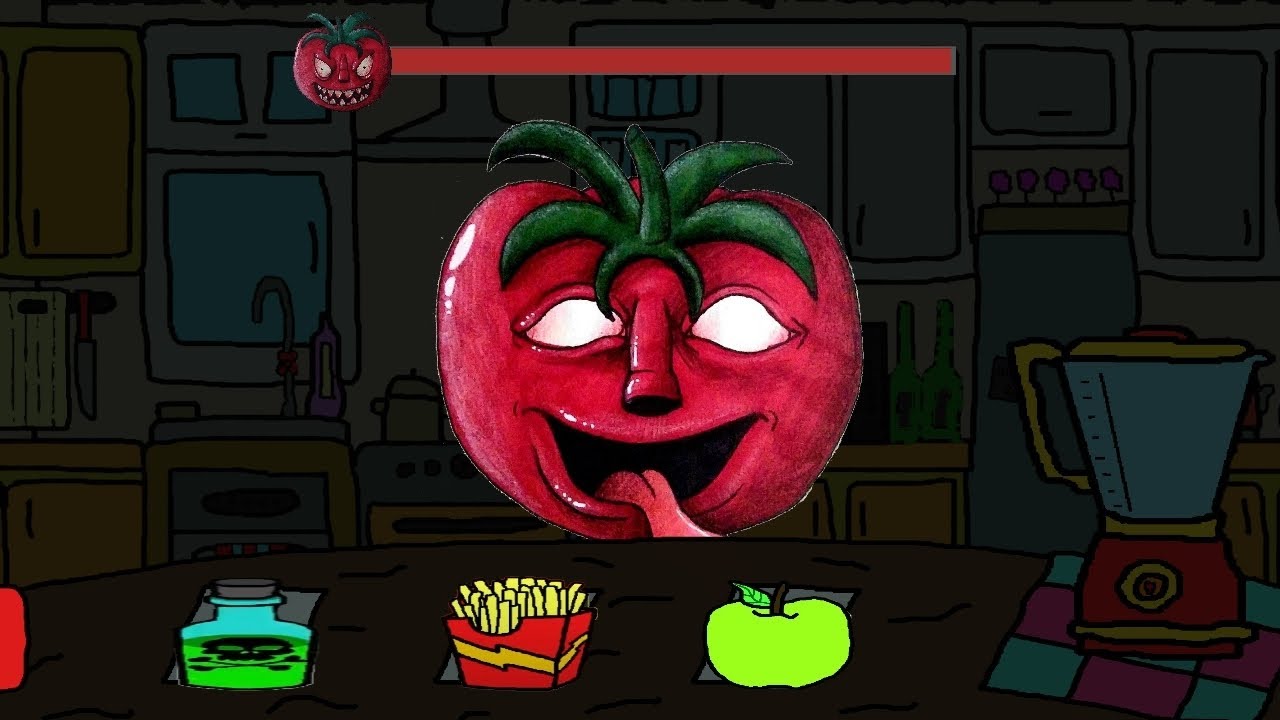 Играю в хоррор игру (Mr hungry Tomato)🥝🍓😰 - YouTube