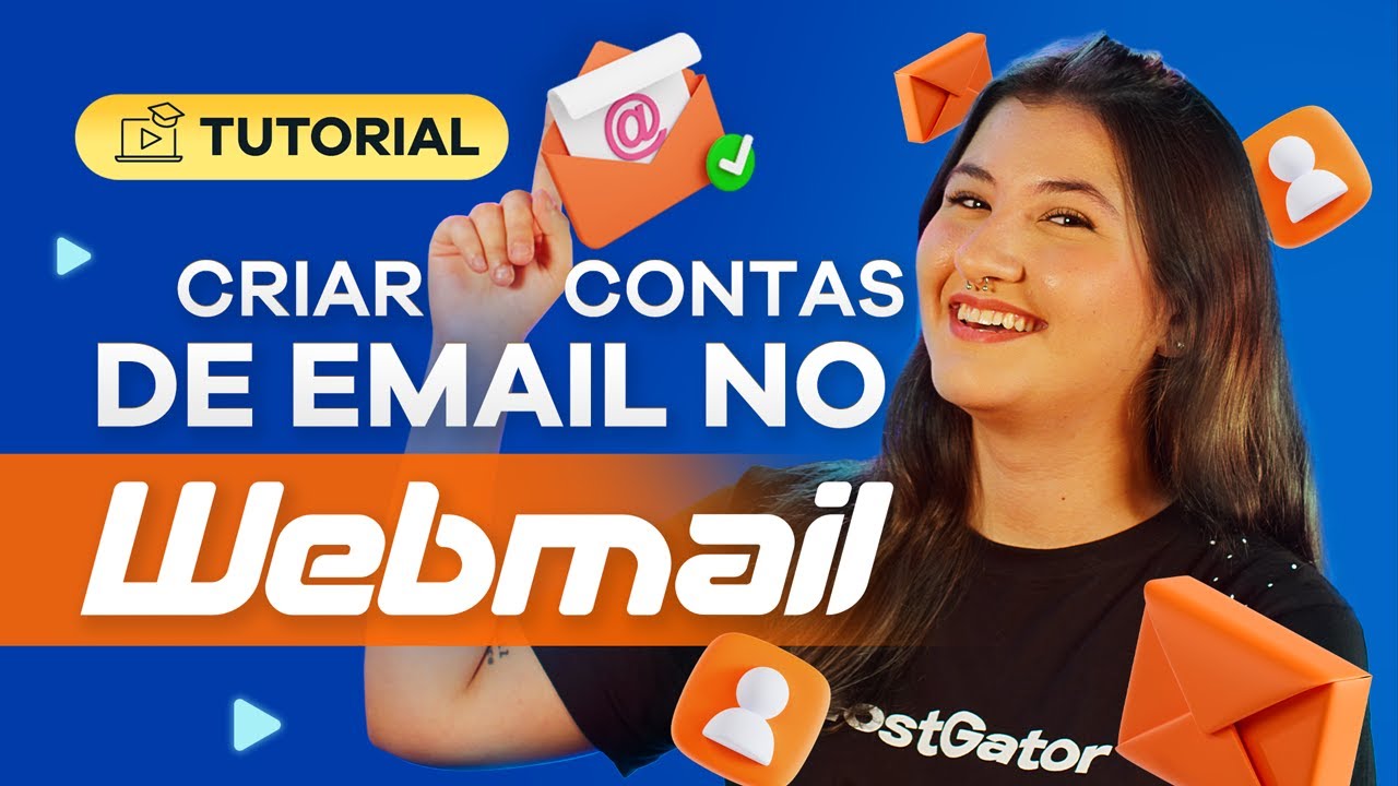 Como criar conta de e-mail no Webmail da HostGator 📧 - YouTube