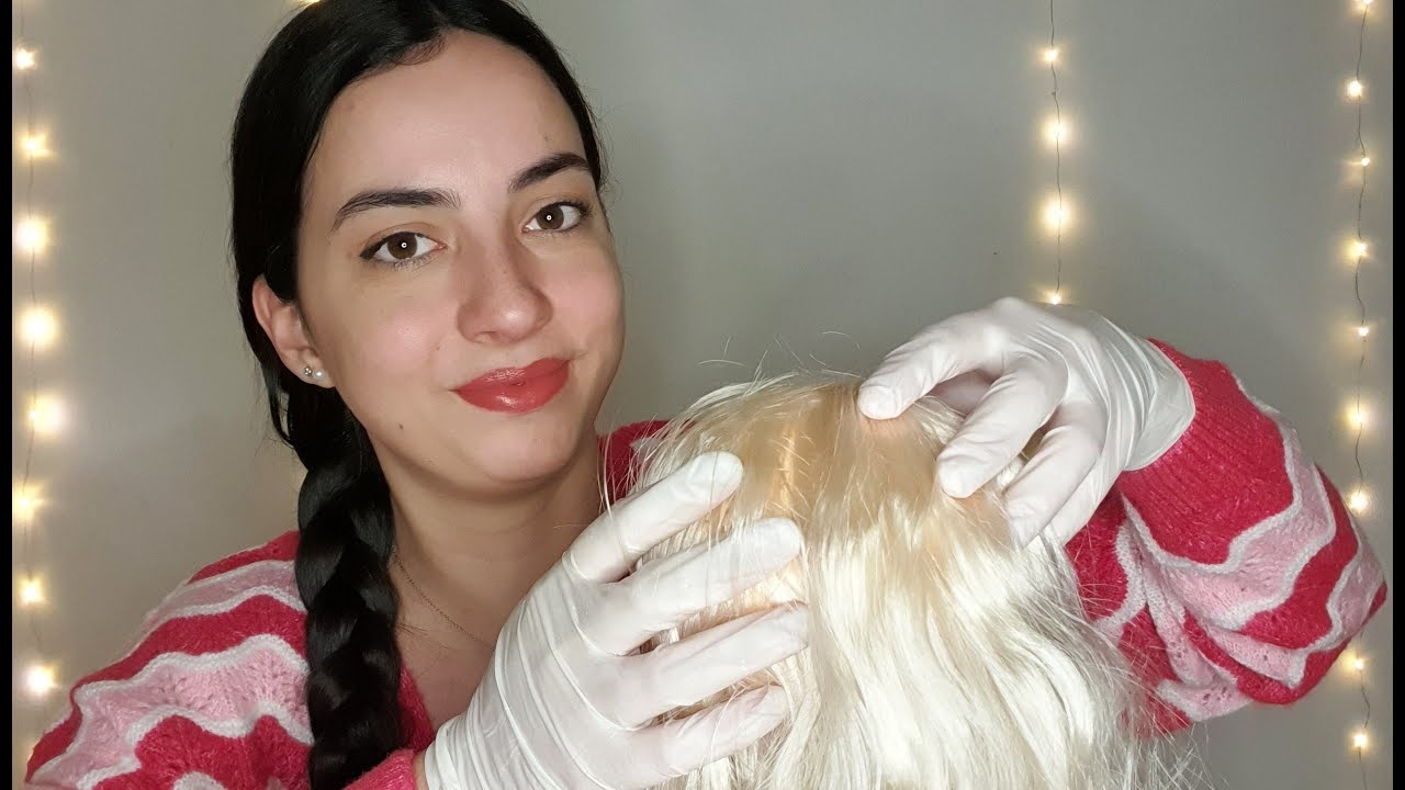 ASMR Massaggio alla testa 💆🏼Roleplay (GUANTI) - YouTube