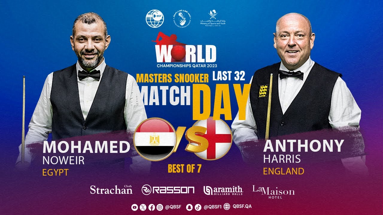 IBSF WORLD SNOOKER CHAMPIONSHIPS QATAR 2023 l MASTERS - YouTube