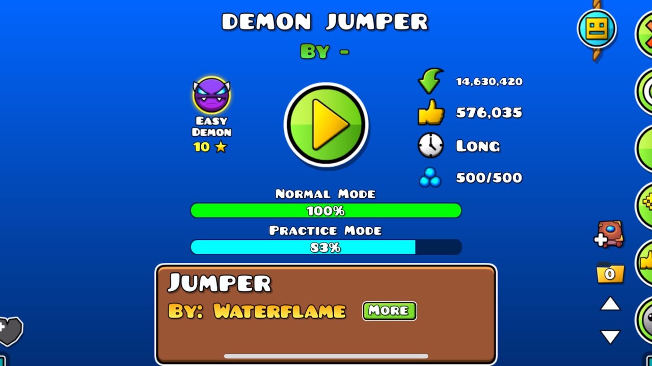 (Easy Demon) “demon jumper” by - | Geometry Dash [2.2] (Mobile) - YouTube