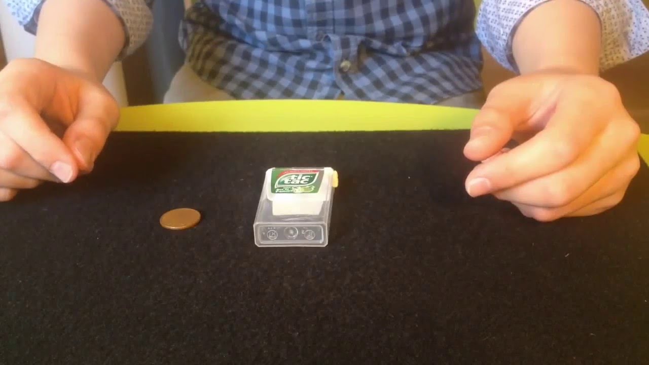 La pièce a travers la boîte de TIC-TAC (explication) - YouTube