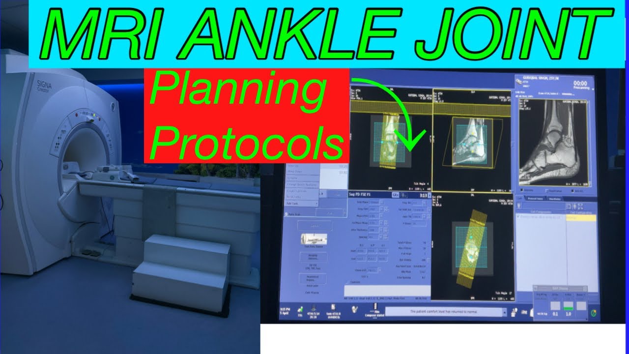 MRI ANKLE JOINT PLANNING step by step #Mri Ankle joint protocols and ...