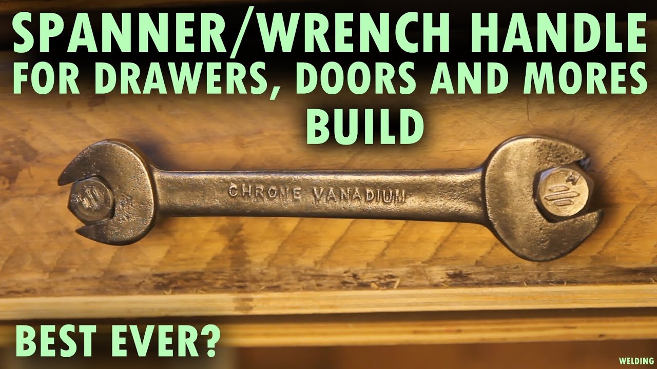 Making a handle from a double open ended spanner/crescent wrench with ...