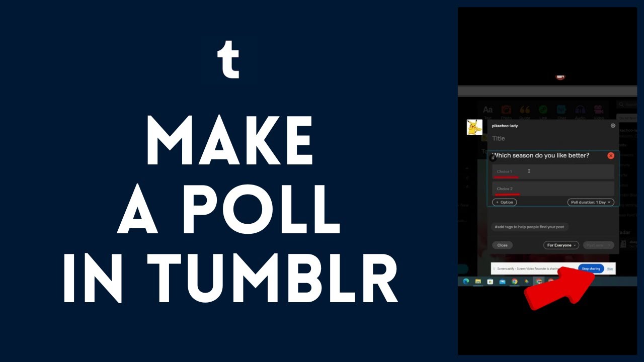 How to Make Poll on Tumblr 2024 (EASY!) | Generate Tumblr Poll - YouTube