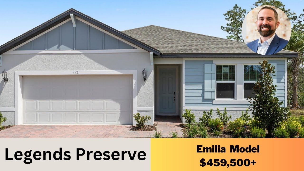 Meritage Homes, Legends Preserve, Emilia Model, Daytona Beach, Florida ...