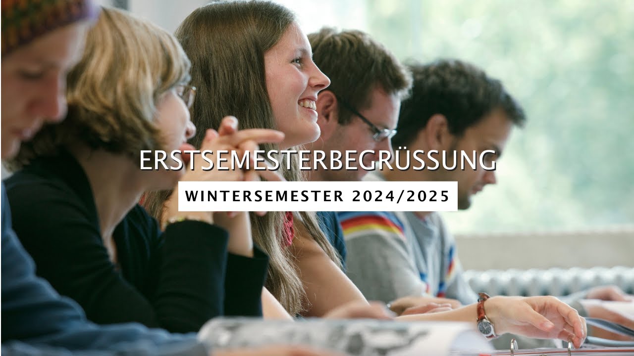 Erstsemesterbegrüßung Wintersemester 2024/2025 - YouTube