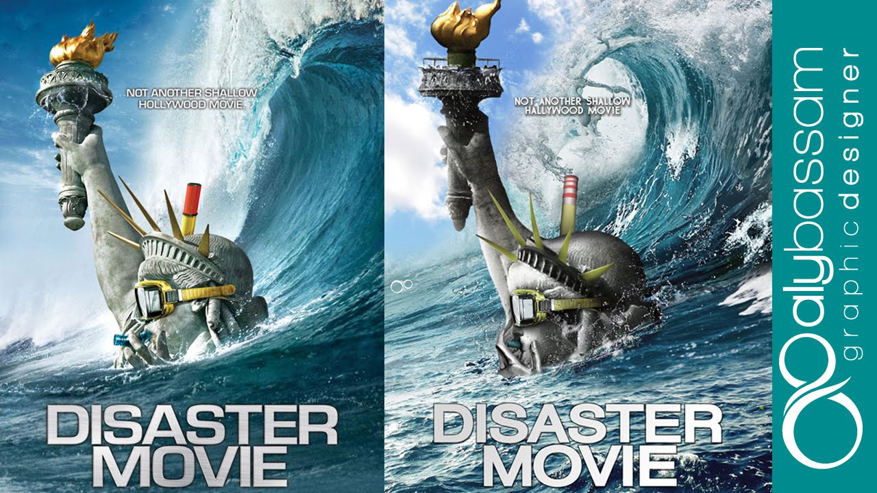 "DISASTER MOVIE" Poster Movie - Speed Art (#Photoshop) - YouTube