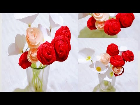 Beautiful Flower Wase|Room Decoror Making Idea| B Crafts&Foods 💥 - YouTube