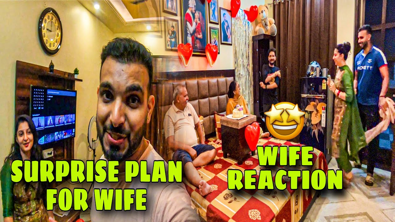 Wife Reaction | after Surprise | Family Vlog | Making Memories - YouTube