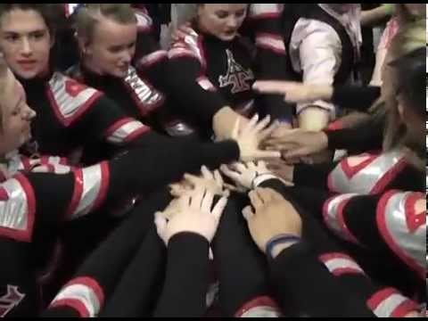 Aviator Allstar Cheerleading Blue Angels Worlds Take Off - YouTube