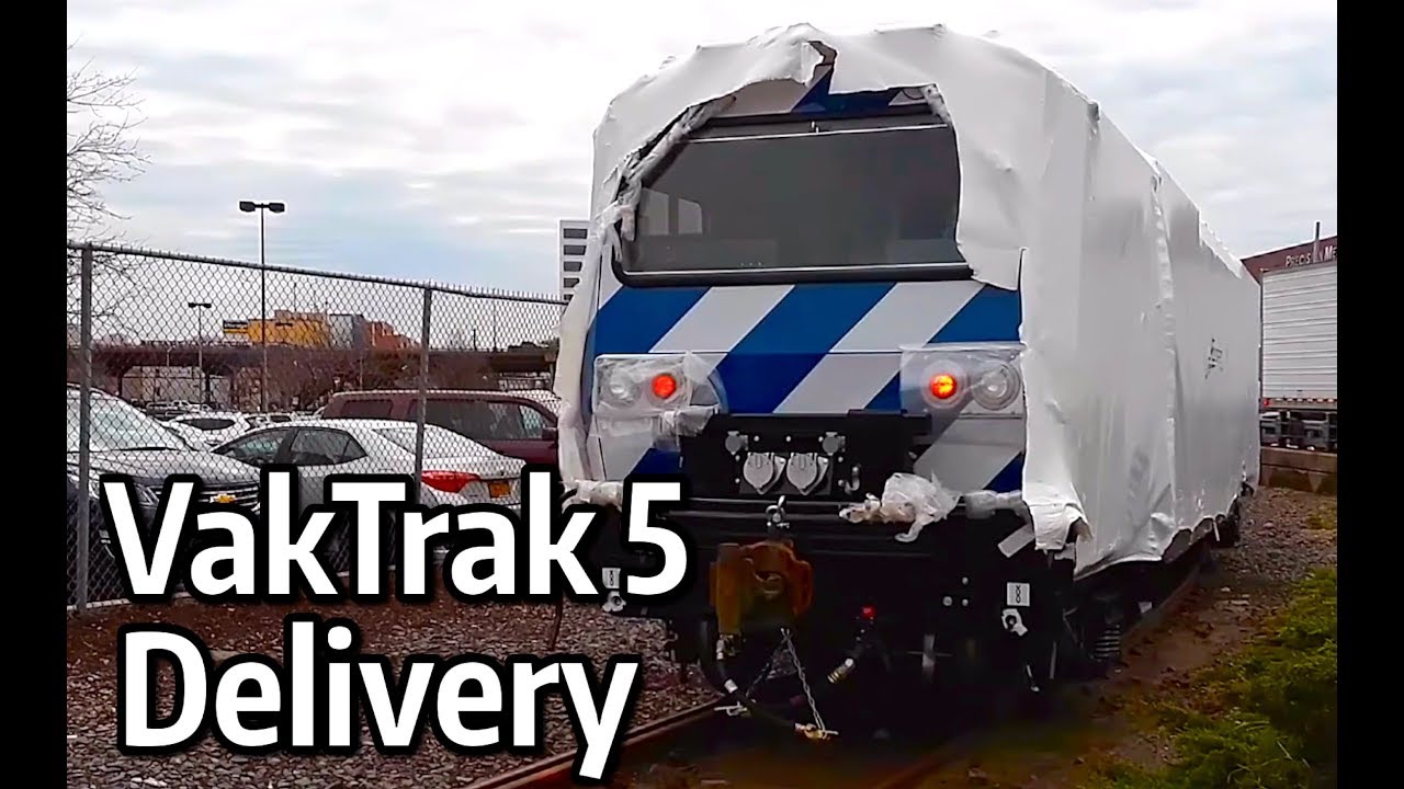 ⁴ᴷ Delivery of VakTrak 5 on the South Brooklyn Railway - YouTube