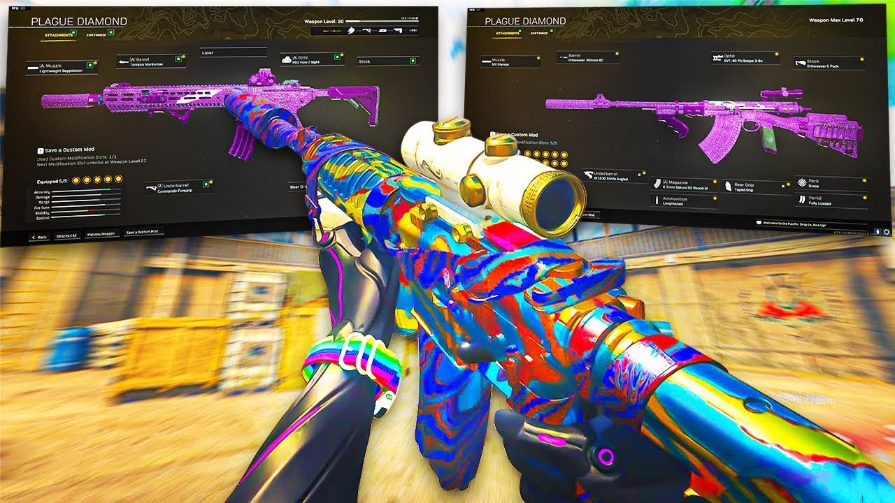 BEST AR Class Setups on Rebirth Island +100 Kills - YouTube