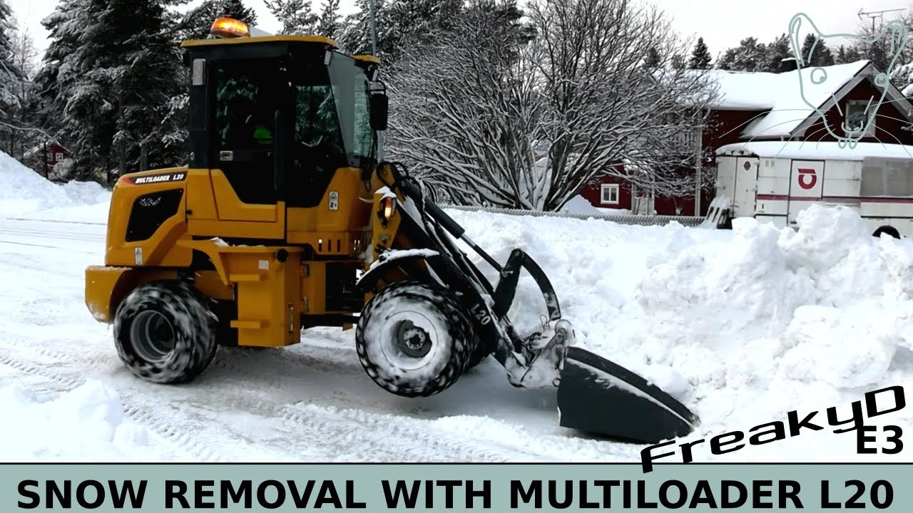 Multiloader L20 Snow Plowing S1 E3 - YouTube