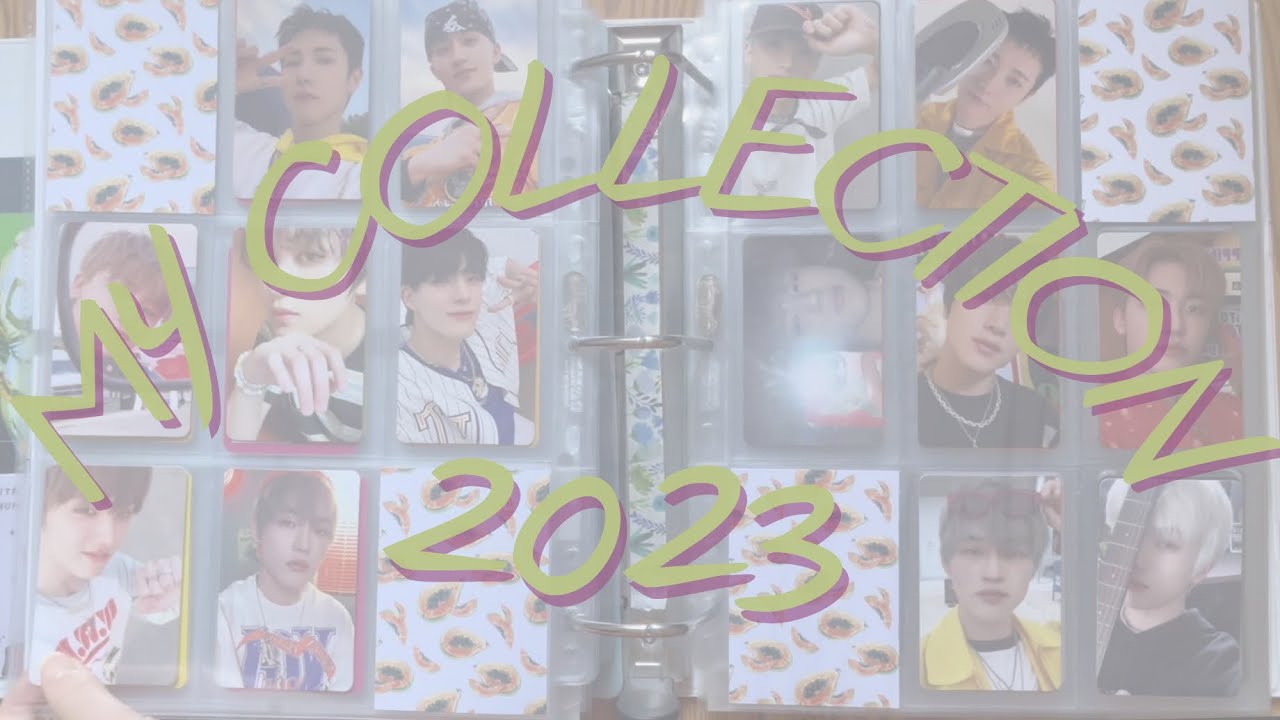 My collection 2023 | Биндер тур / nct, monsta x, stray kids, seventeen ...