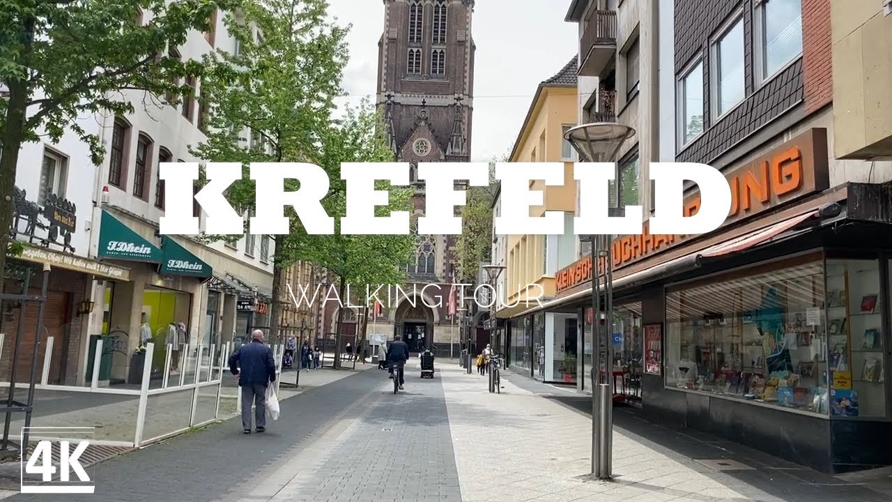 Germany 4K Walking Tour - Krefeld: City of Velvet and Silk (60fps ...