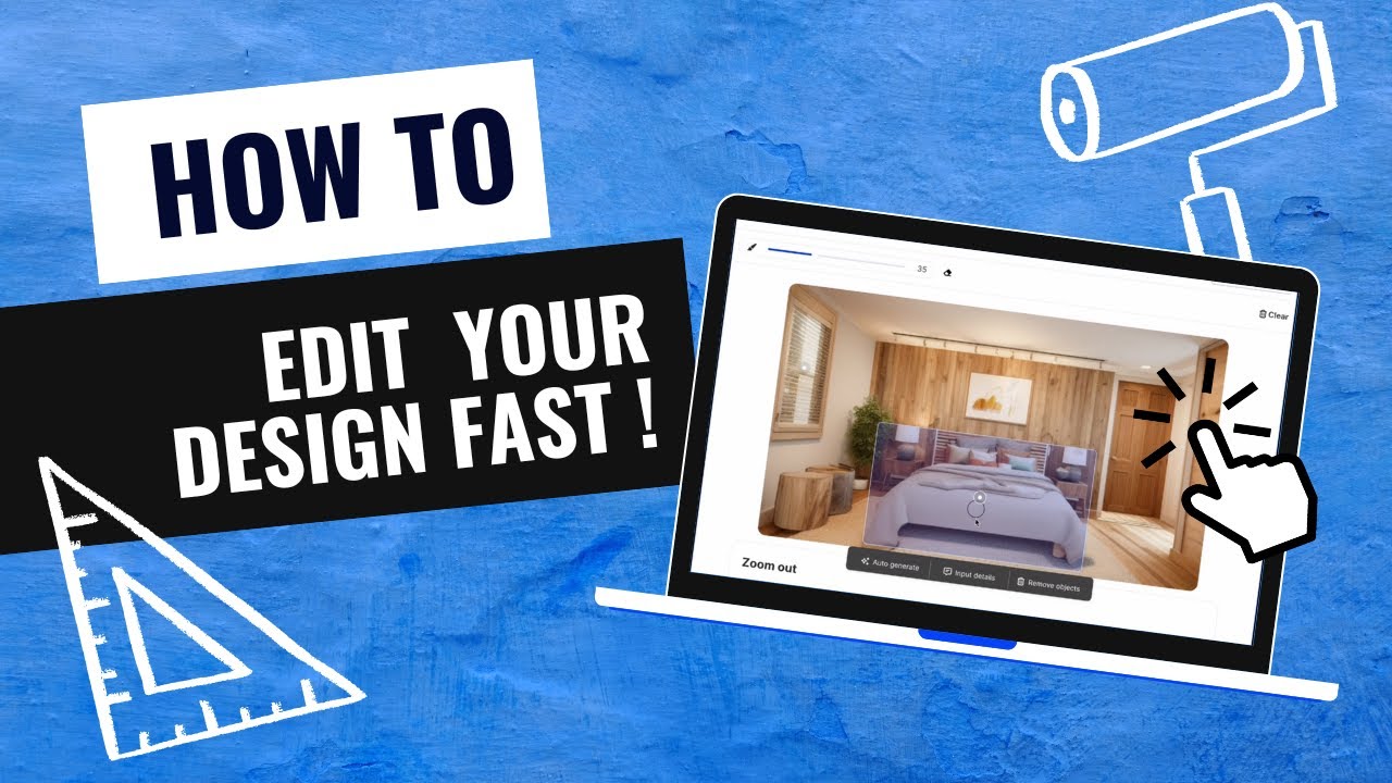 AI design your home : How to effortlessly edit your design - YouTube