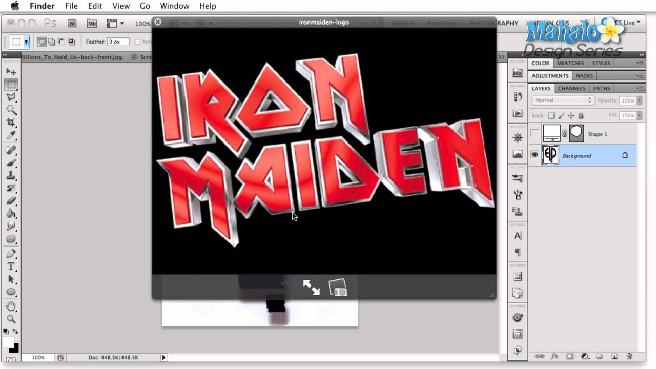 Photoshop Tutorial - Band Logo Research - YouTube