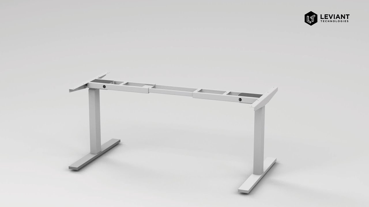 Стол для работы стоя и сидя LEVIANT VELROX - процесс сборки - YouTube