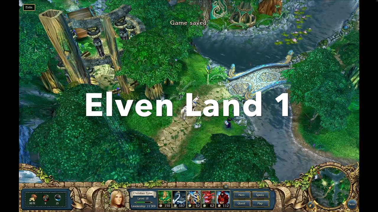 Elven Land 1 - King’s Bounty: The Legend - 030 - YouTube