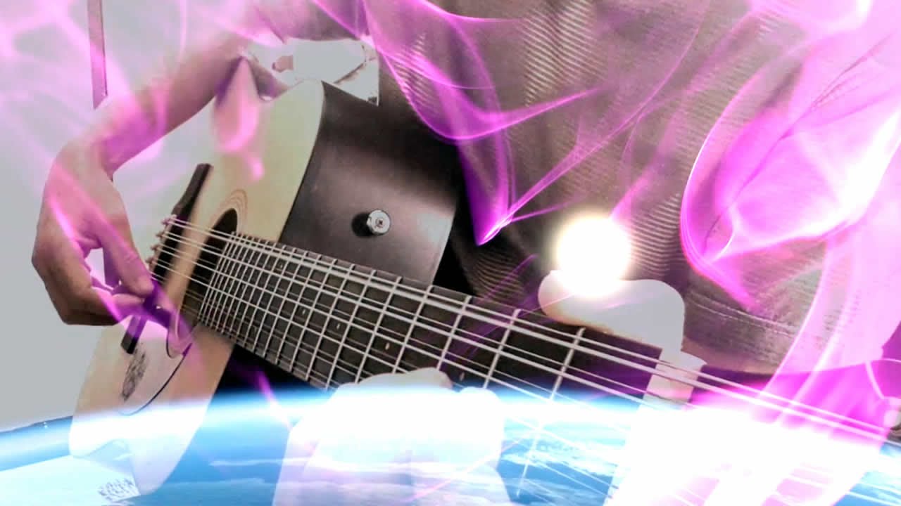 Surfing pretty ok waves and experimenting on the guitar - Fingerstyle ...