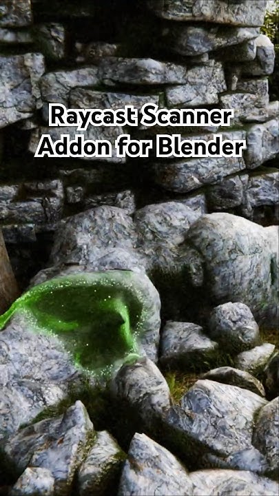 Raycast Scanner | Dynamically Raycast Scan Your Objects With Ease | Addon | Blender | #blender ...