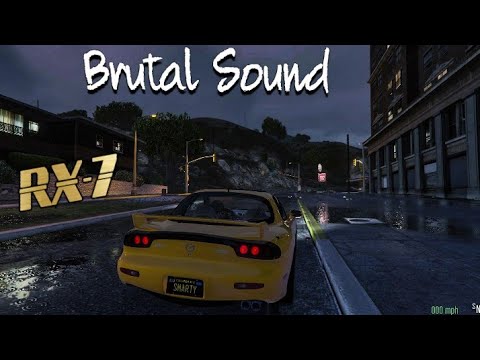 Mazda RX-7 Brutal Sound Mod | Rotary Engine | GTA 5 - YouTube