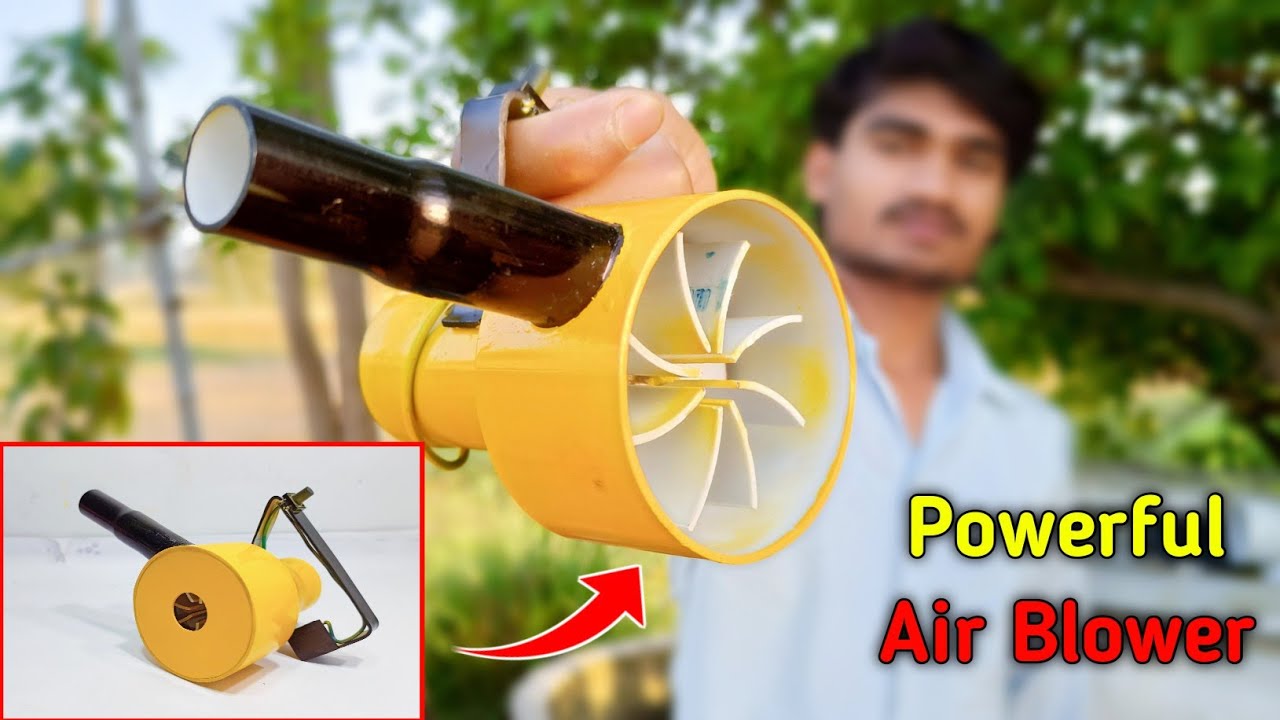 How To Make Air Blower At Home | Using 555 DC Motor - YouTube