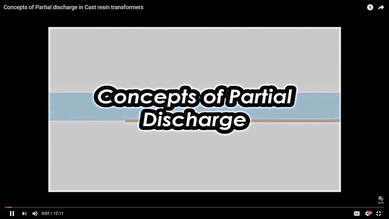 Concepts of Partial discharge in Cast resin transformers - YouTube