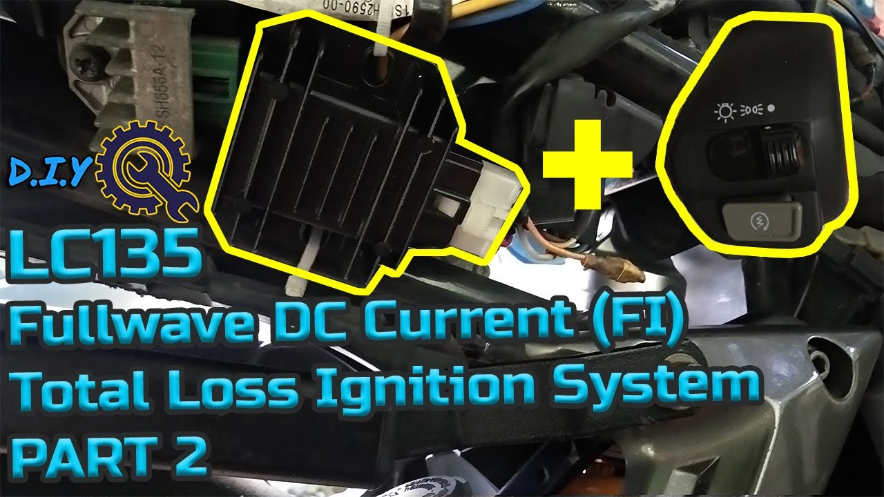 LC135 AC to DC Fullwave Current | Total Loss Ignition | Suis 3 Steps ...