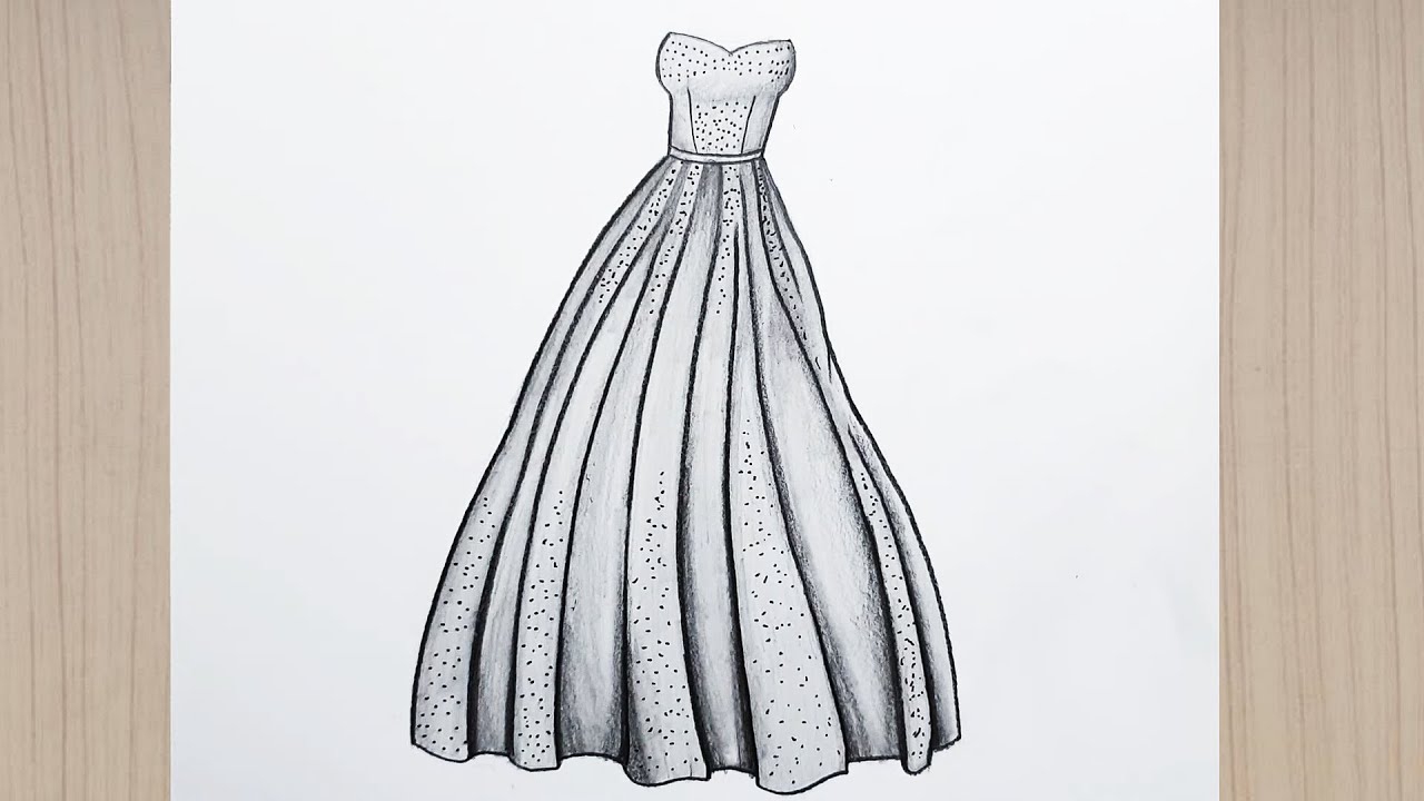 30 Easy Dress Drawing Ideas How To Draw A Dress, 46% OFF