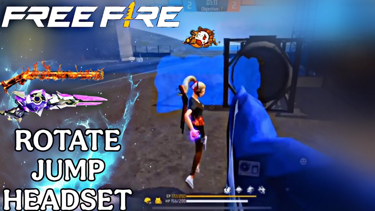Free fire ROTATE JUMP HEADSHOT game play video || free fire shayari ...